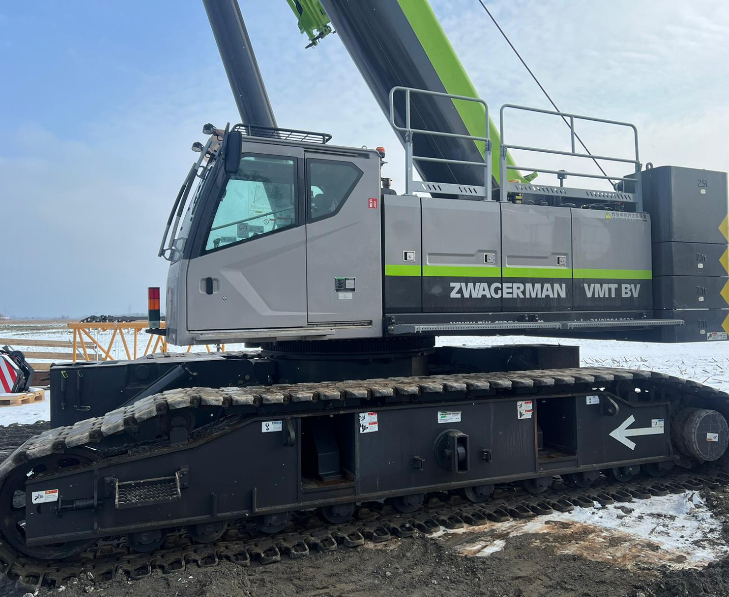 Zoomlion ZCT 1000V‑552 telescopische rupskraan huren